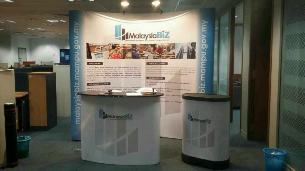 Curve 3x3 - PopUp Backdrop - Booth Rental Malaysia | Booth Design ...