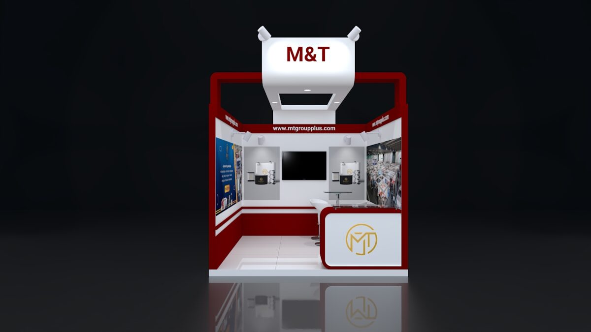 3x3(Design 2) Custom-Made Booth - Booth Design & Setup at Exhibitions & Trade Shows