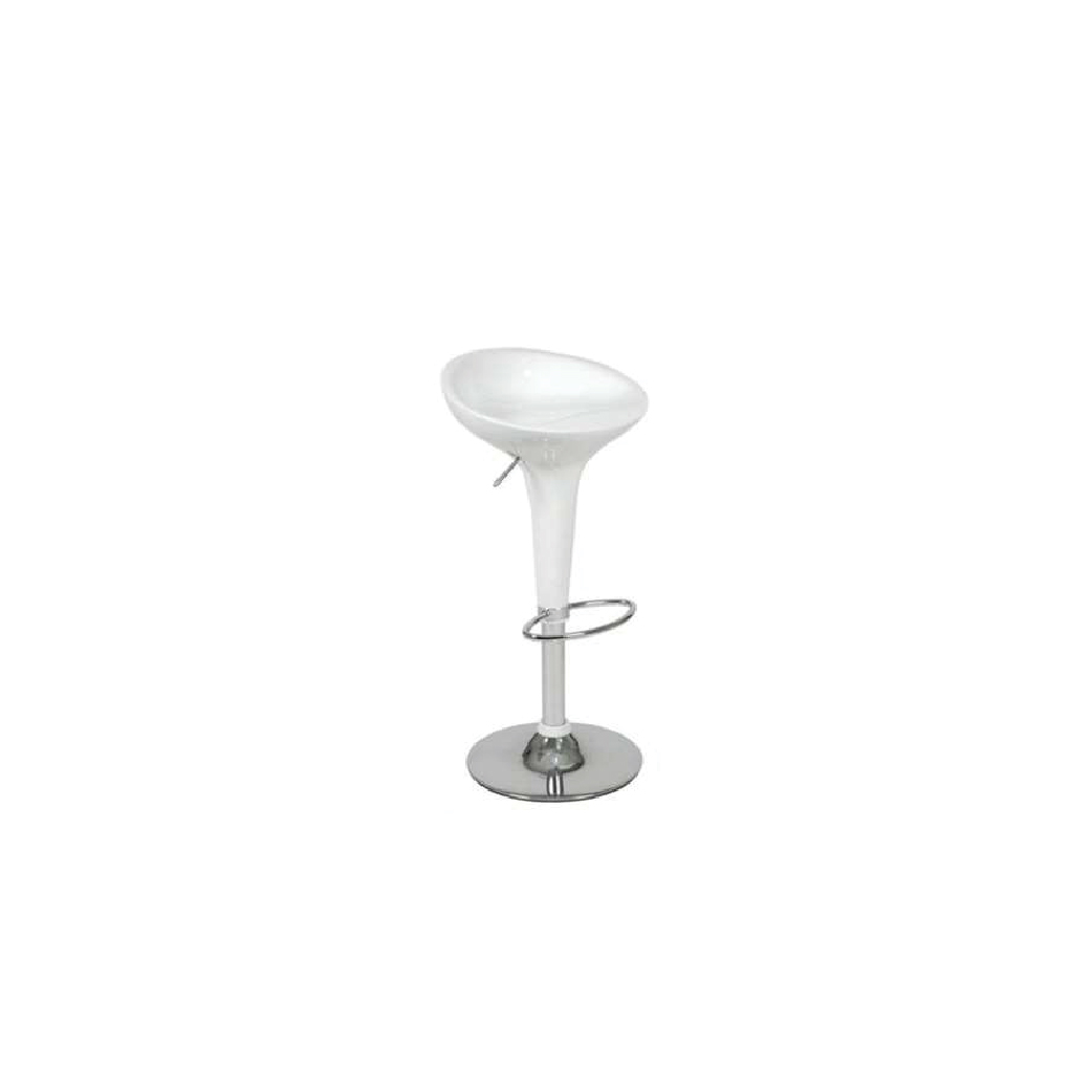 BS04 White Oscar Bar Stool - Booth Rental Malaysia | Booth Design ...