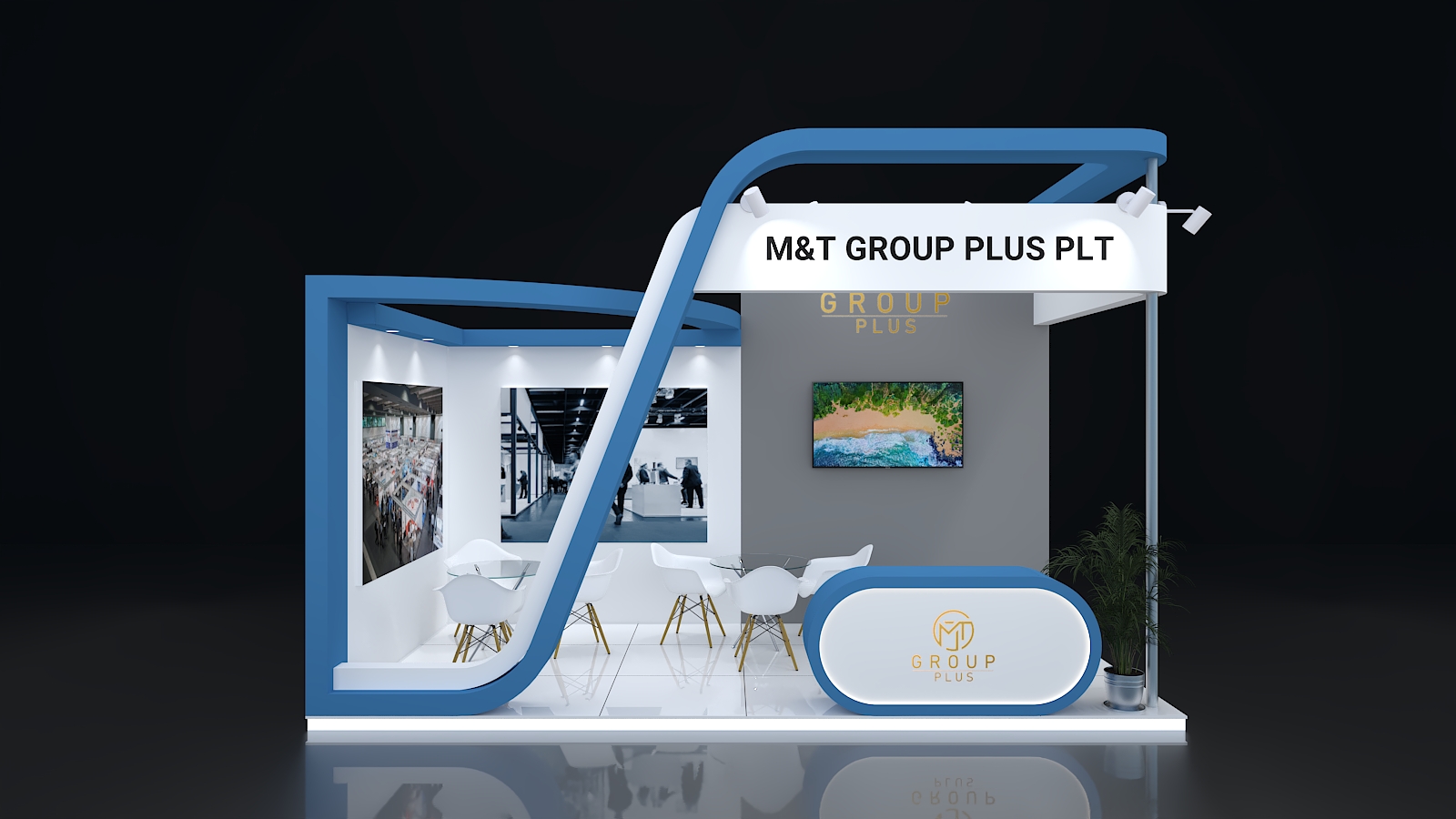 3x6(Design 1) Custom-Made Booth - Exhibition Booths and Display Counters