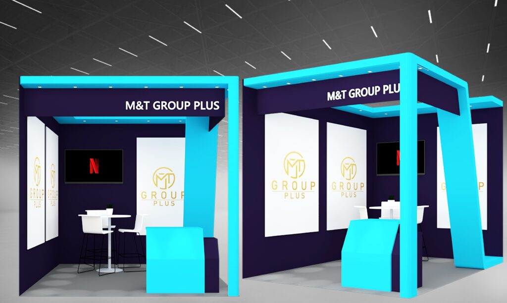 3x3(Design 3) Custom-Made Booth - Custom Made Exhibition Booths, Road Show Counter