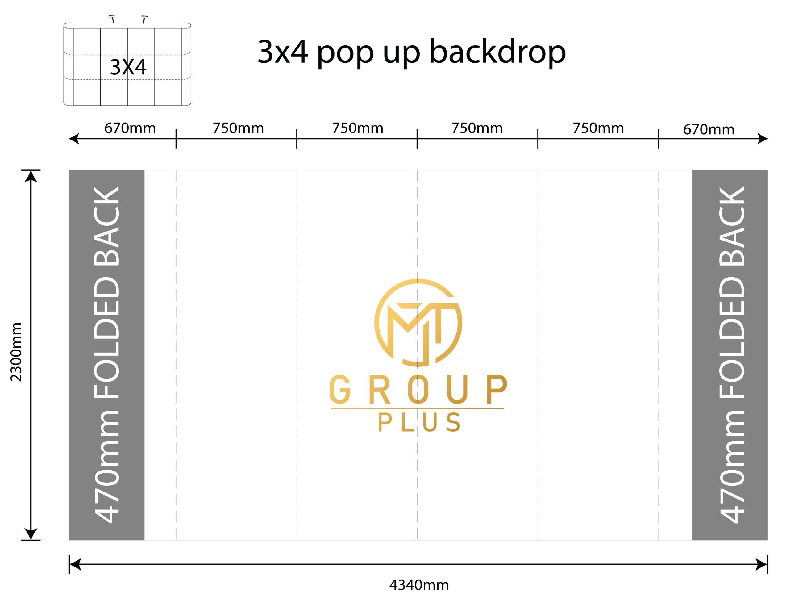 Straight 4x3 - PopUp Backdrop - Booth Rental Malaysia | Booth Design ...